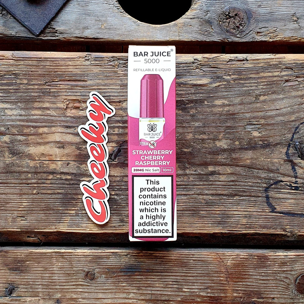 Strawberry Cherry Raspberry by BARJUICE 5000 – Cheeky Vape Co.